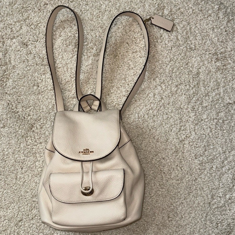 Coach Leather Mini Billie Backpack - Gem